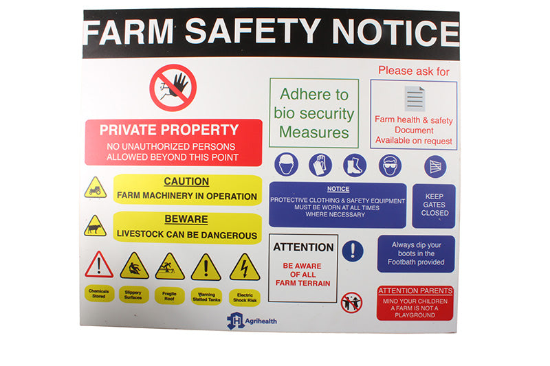 Farm Safety Sign – Sheepproducts.ie